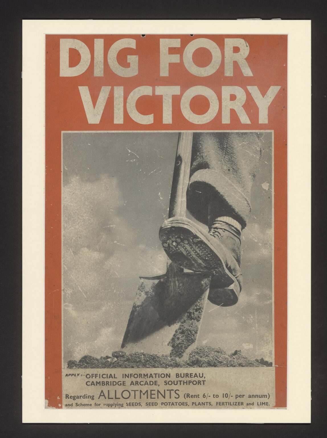 Dig for Victory Poster - Garden Museum